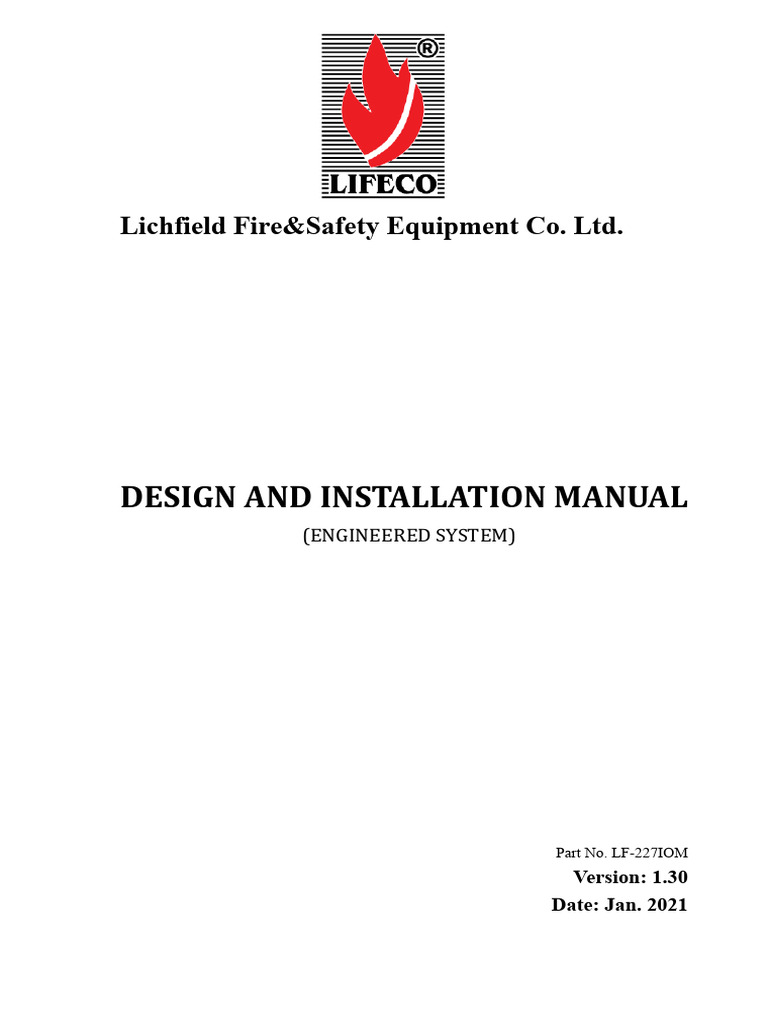 HFC-227ea-System-Design-Installation-Manual-REV-2_compressed | PDF