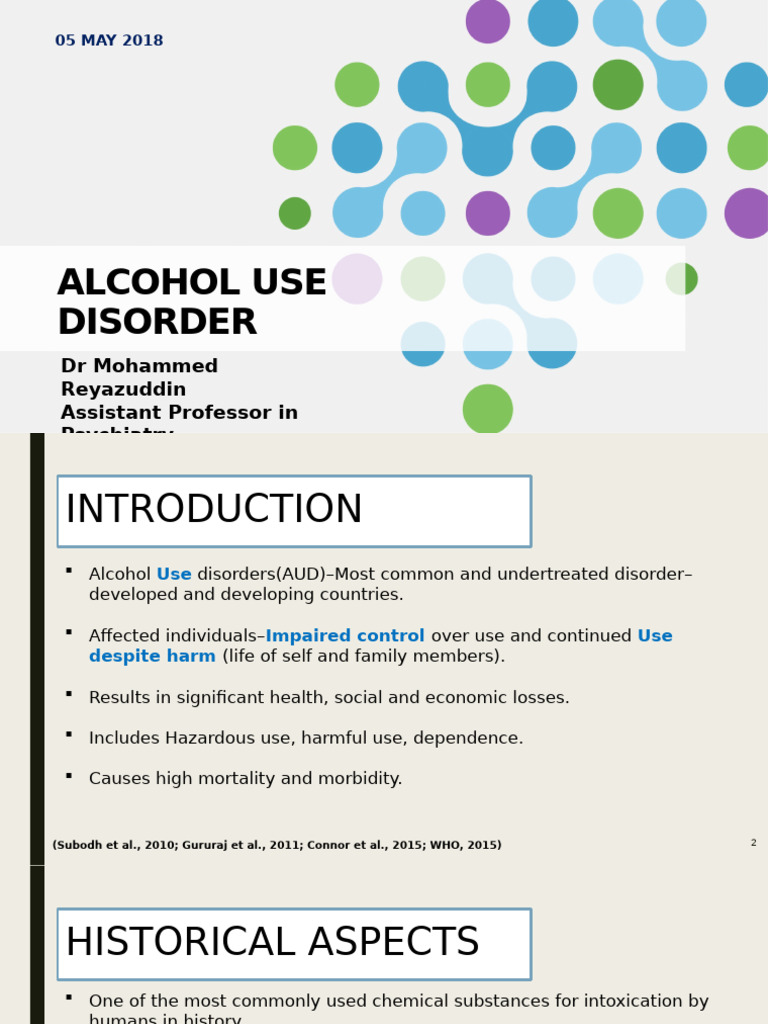 Alcohol Use Disorder | PDF