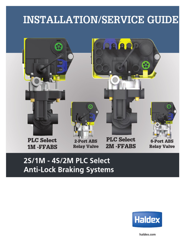 Haldex PLC Select ABS Installation Guide | PDF | Anti Lock Braking ...