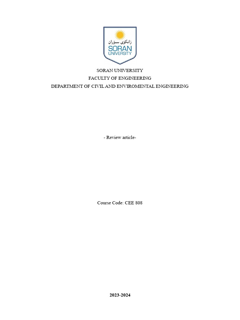 Rezdar Abdulghafar S & R (Review Article) | PDF