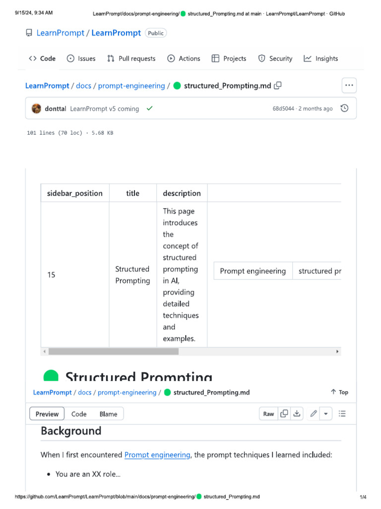Structured Prompting | PDF