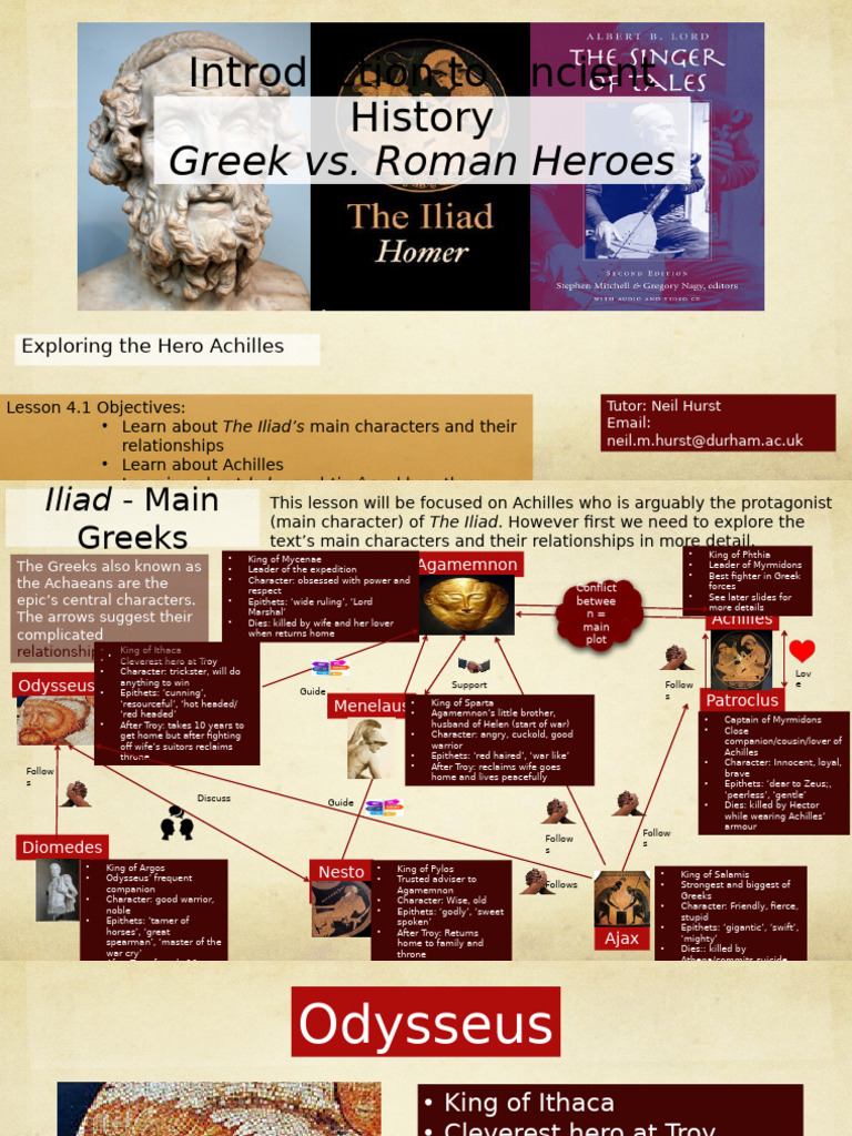 4.2 Ancient History - Iliad and Achilles | PDF | Iliad | Achilles