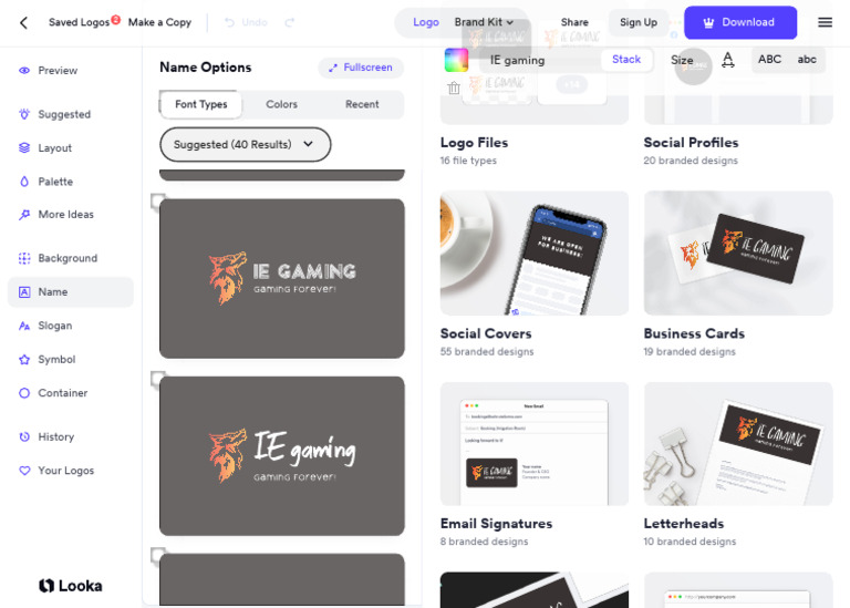 Free Logo Maker - Get Custom Logo Designs in Minutes Looka | PDF