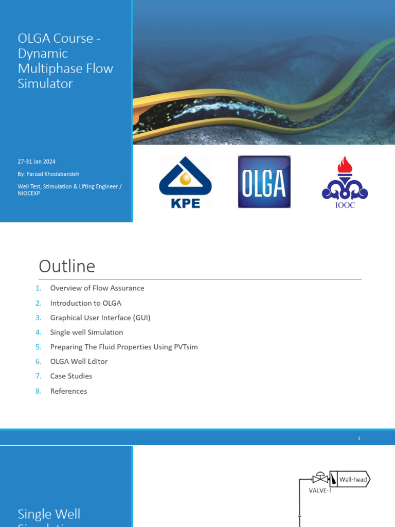 OLGA Course-Dynamic Multiphase Flow Simulator-2024-Part4 | PDF
