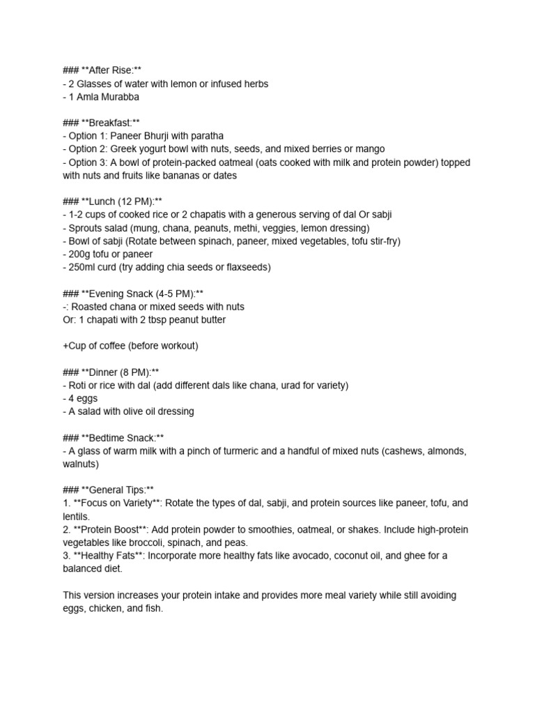 Aryan Suwalka Diet Sep | PDF
