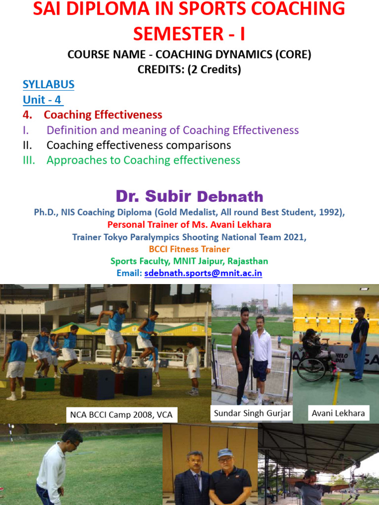 Coaching Effectiveness | PDF