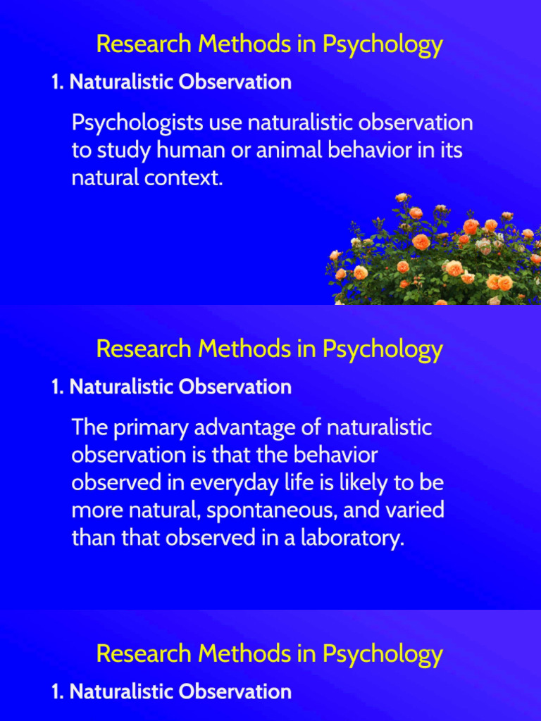Psych 1 Module 1 Research Methods | PDF