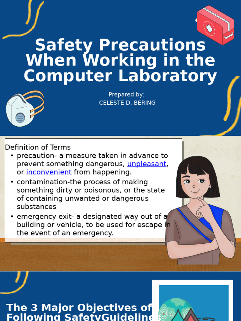 Safety Precautions When Working in The Computer Laboratory | PDF ...