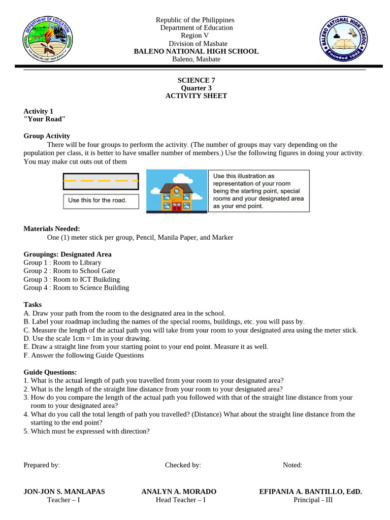 Activity Sheet 3 | PDF