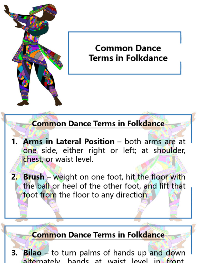 Lesson 2 - Common Dance Terms | PDF