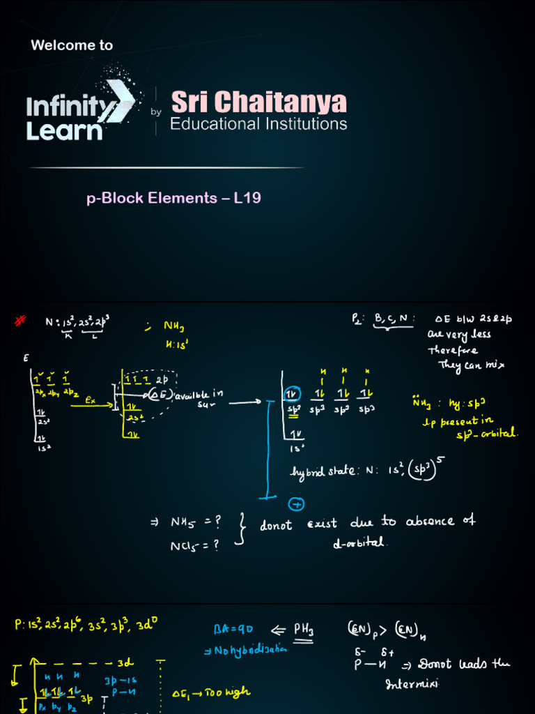 04 NEET XII P-Block Elements L19 | PDF