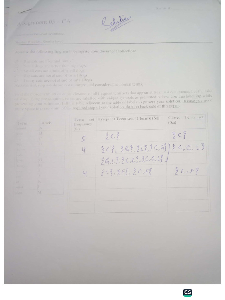 IRT A5 Solution | PDF