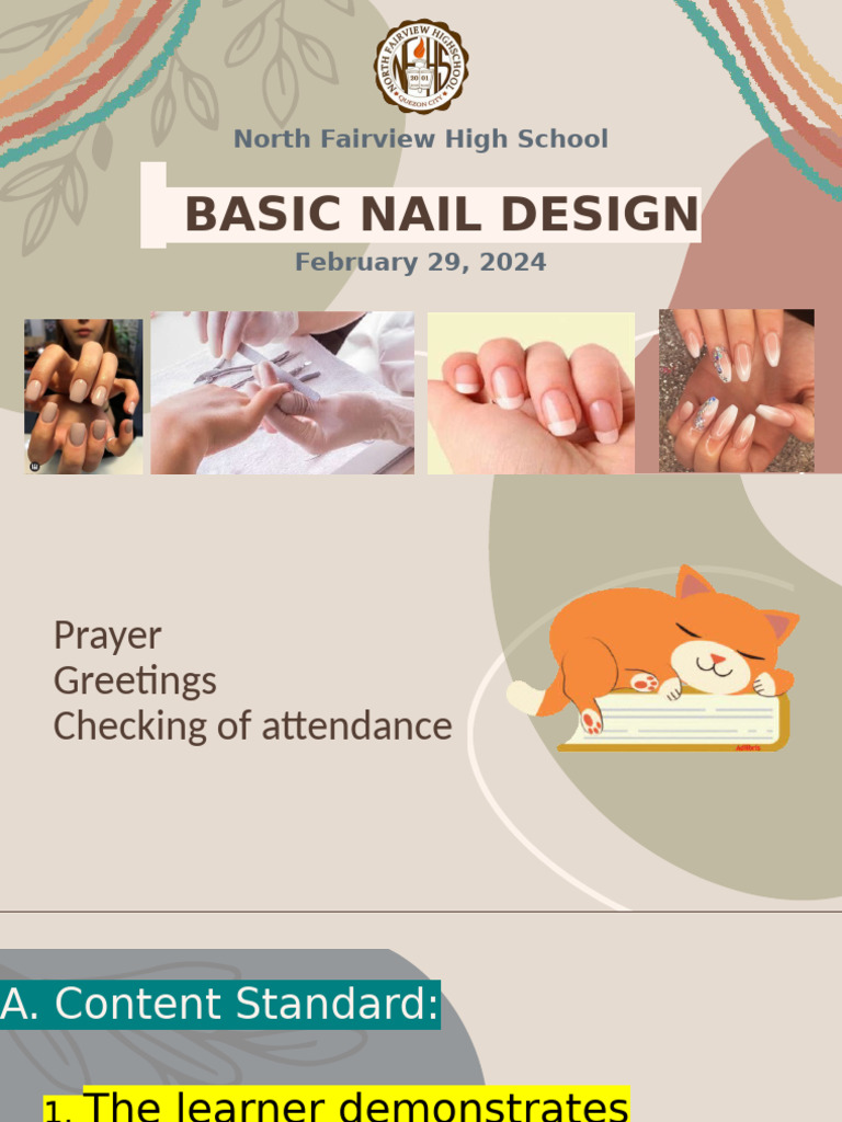 Power Point 4th COT Basic Nail Design | PDF