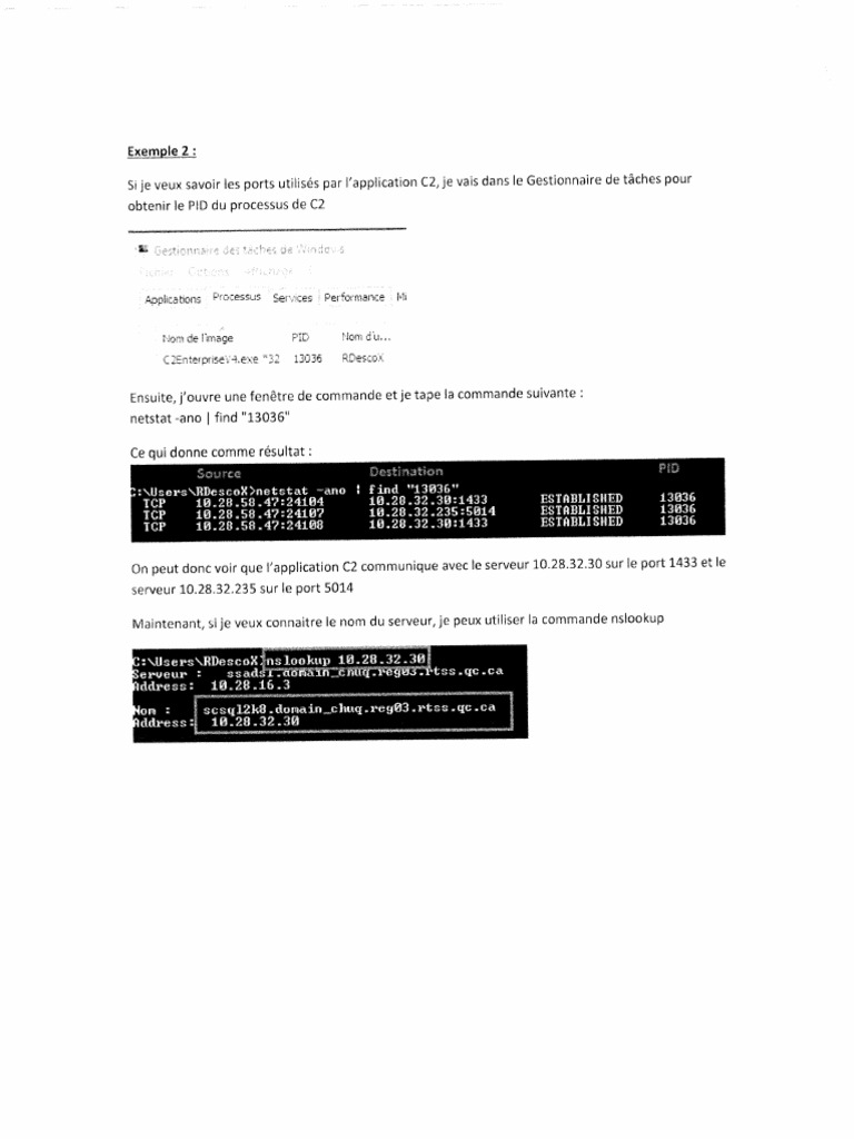 Netstat Partie 2 | PDF