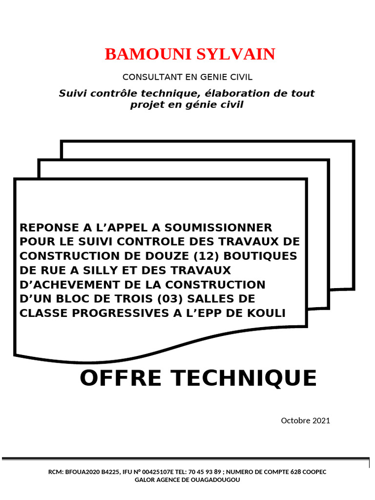 Offre technique | PDF