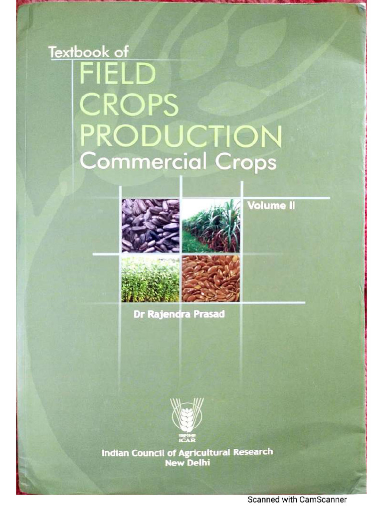 Field Crops Production Vol 2 by DR Rajendra Prasad | PDF
