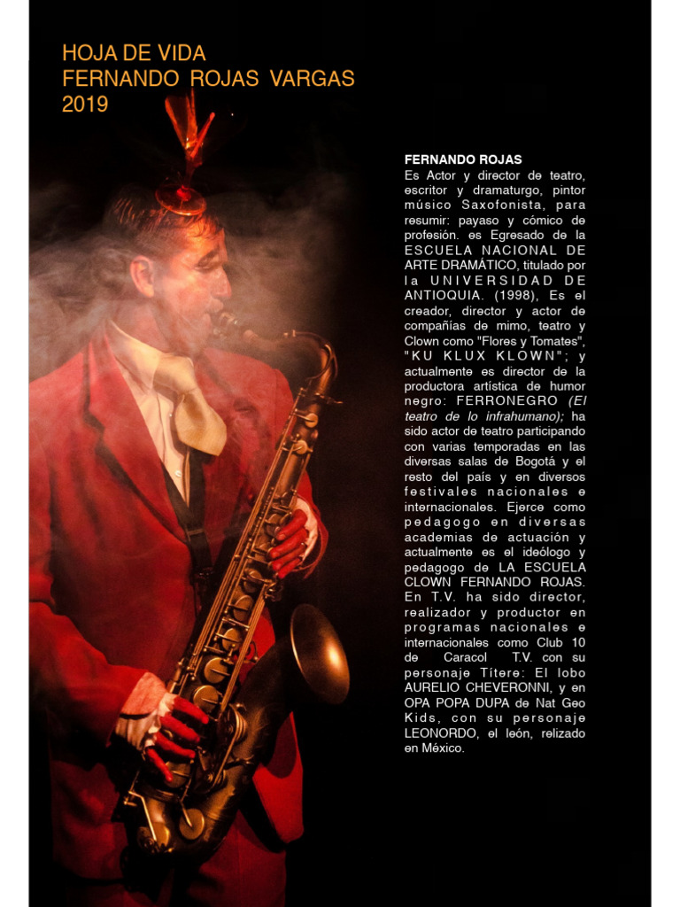 Reseña FERNANDO ROJAS 2020 | PDF