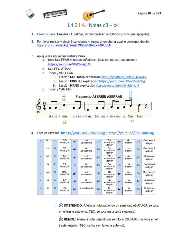 L1.3: Notas c3 - c4: Página de | PDF