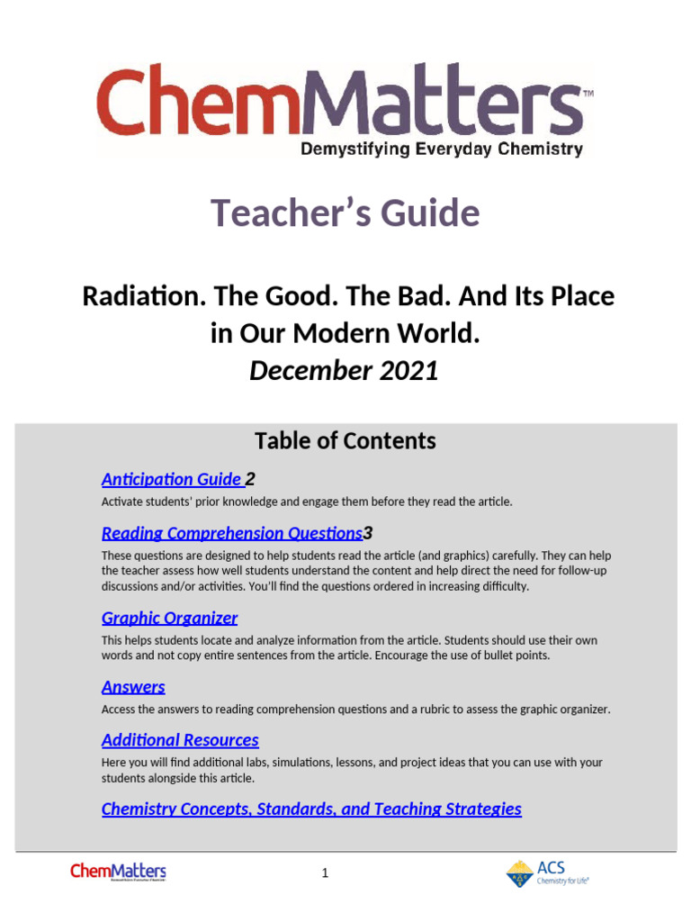 Radiation TG Dec2021 | PDF