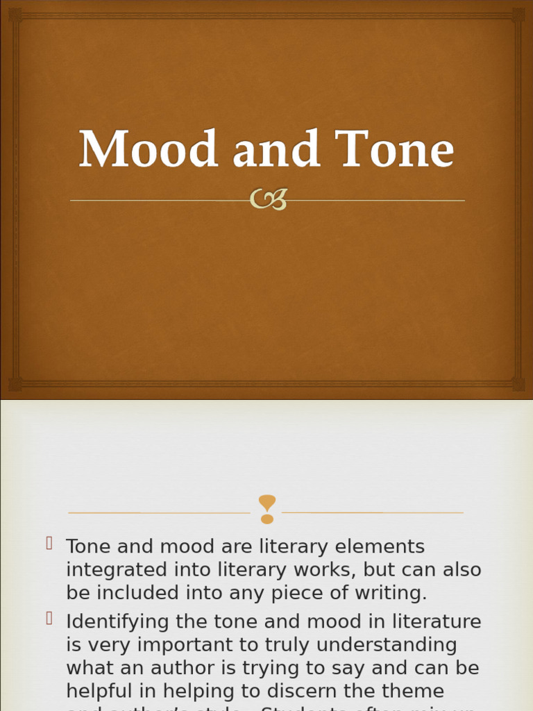 Understanding Mood and Tone in Writing | PDF