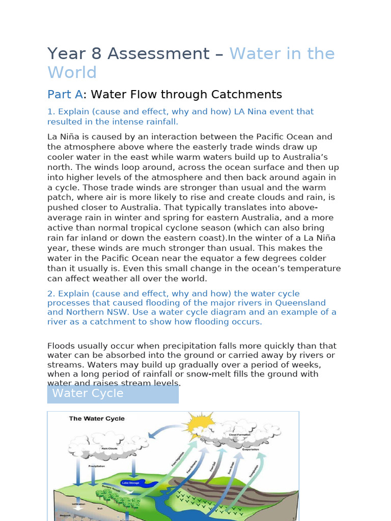 6 Year 8 Assessment Geography - Mehreen | PDF