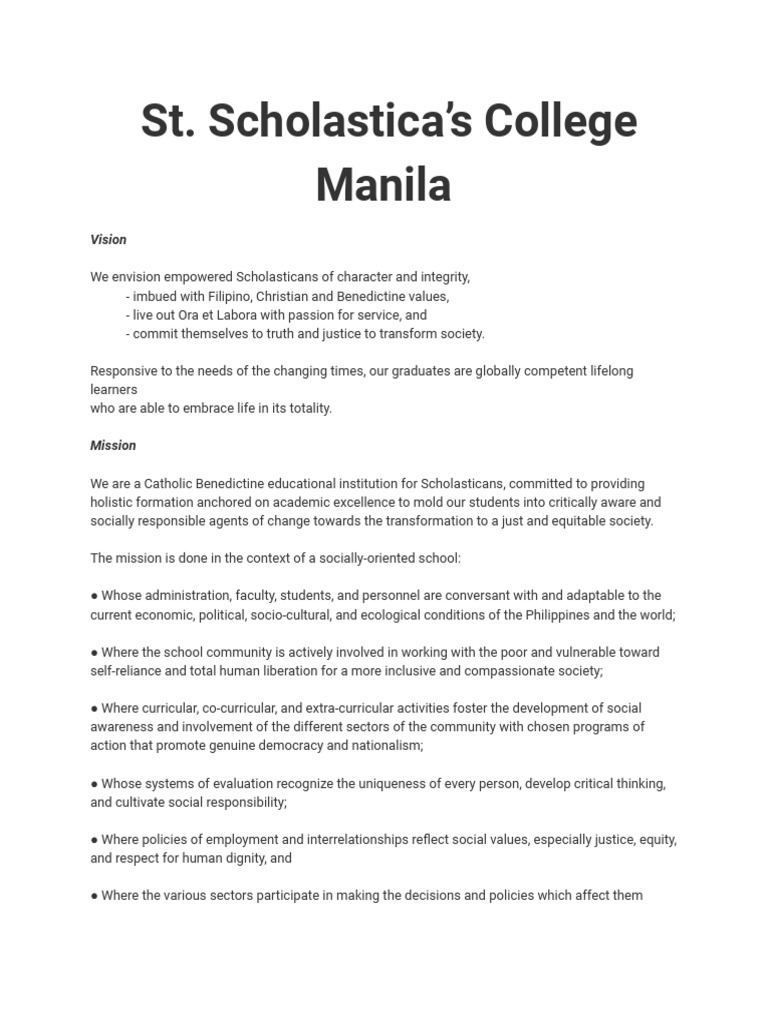 LG_S1.1_Revised SSC Vision-Mission | PDF