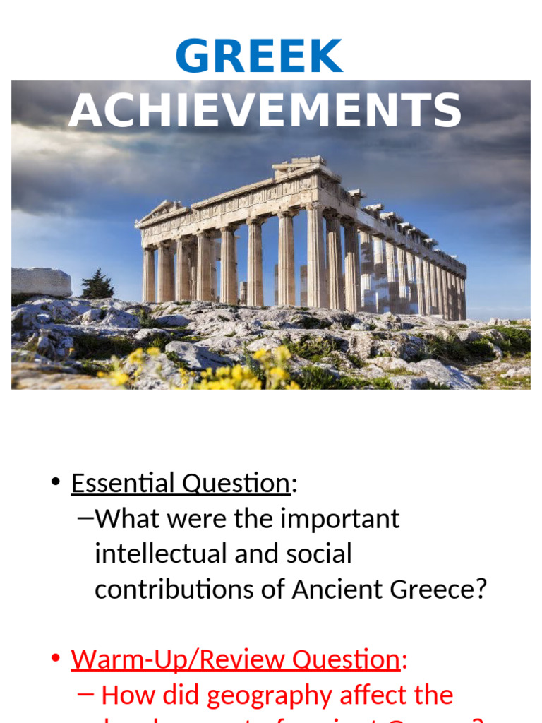 WH Greek Achievements 2020 | PDF