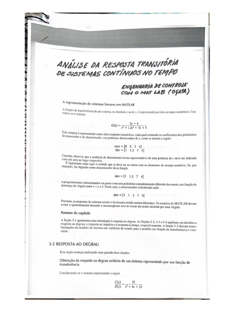 Simulacao Controle No Matlab | PDF