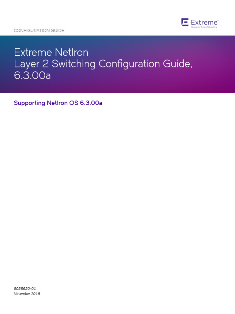 Netiron 6300a Switchingguide | PDF