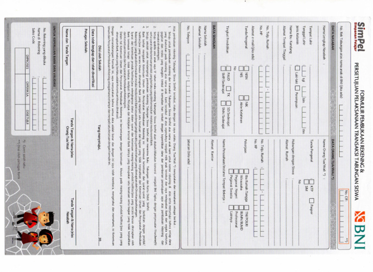 Formulir BNI | PDF