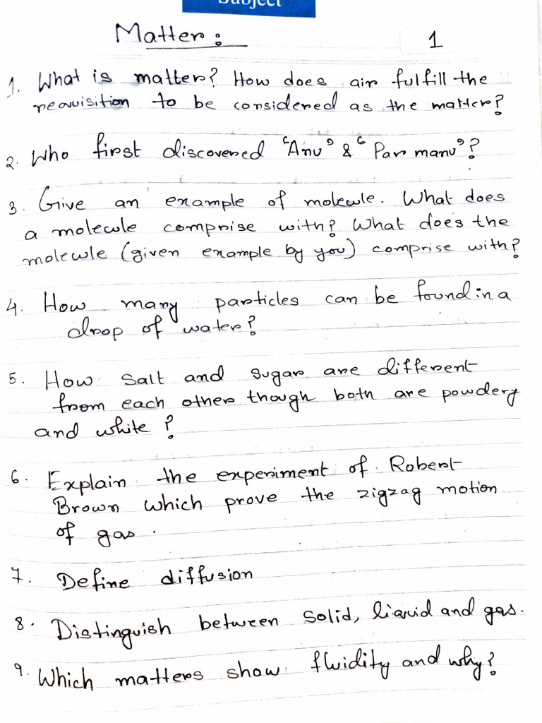 Chemistry Concepts for Students | PDF