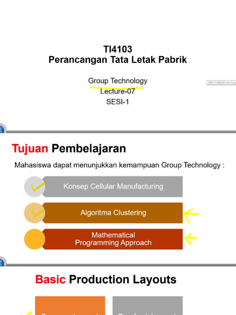Minggu 11 - Group Technology | PDF