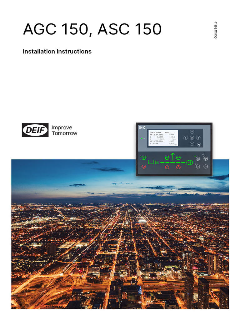 Agc 150 and Asc 150 Installation Instructions 4189341185 Uk | PDF