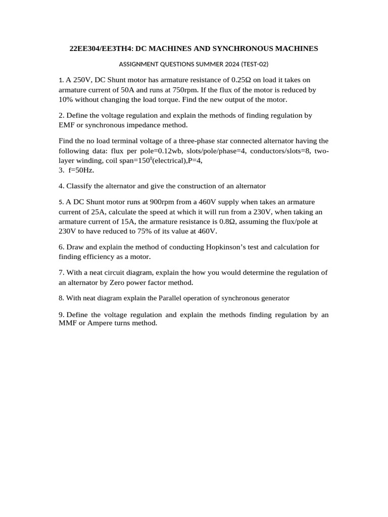Assignment Questions DCM | PDF