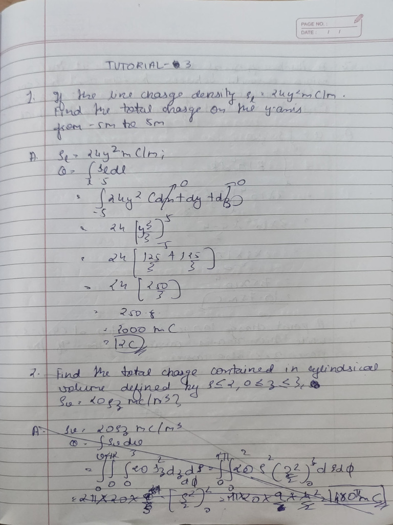 Tutorial 3 U23EE104 Ansh Sharma | PDF