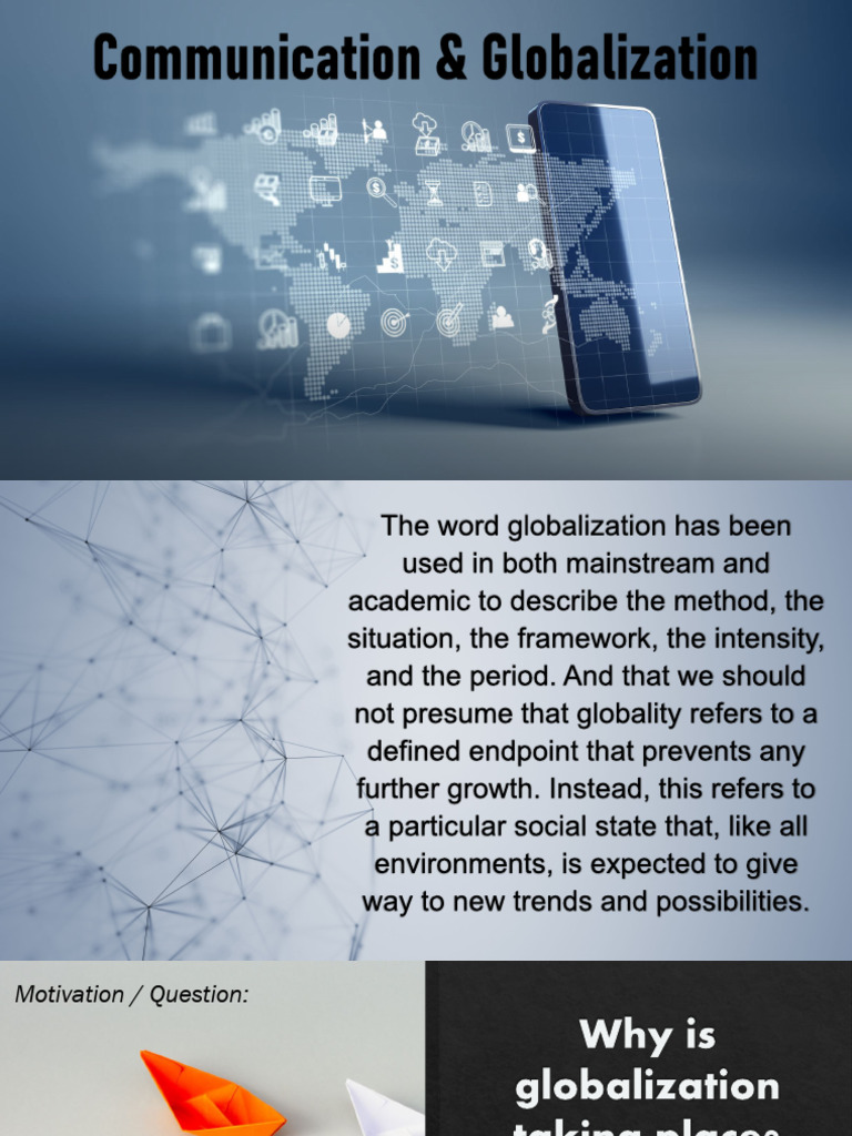 1.3 Communication and Globalization | PDF