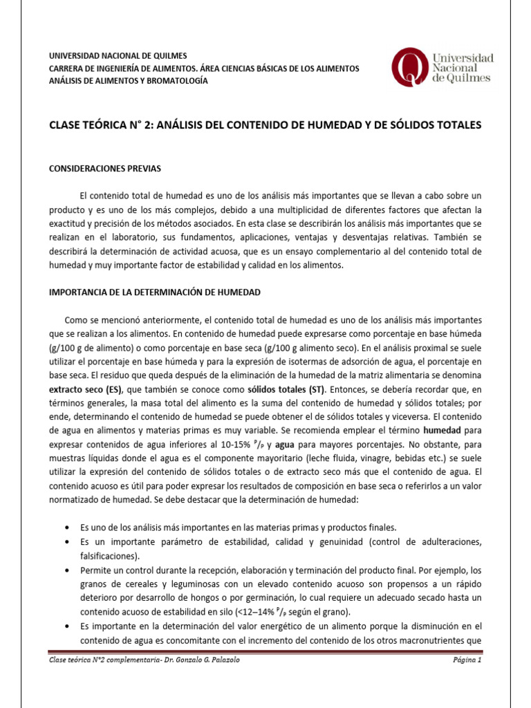 Clase 2 Agua ST Complementaria | PDF