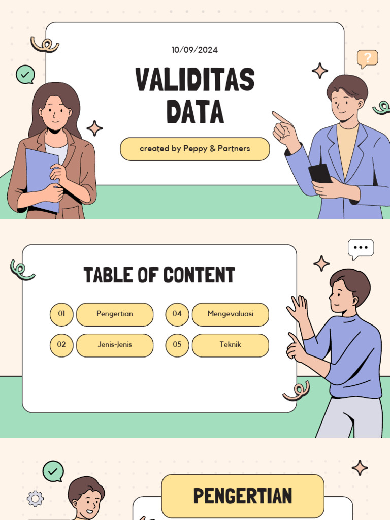 Validitas Data | PDF