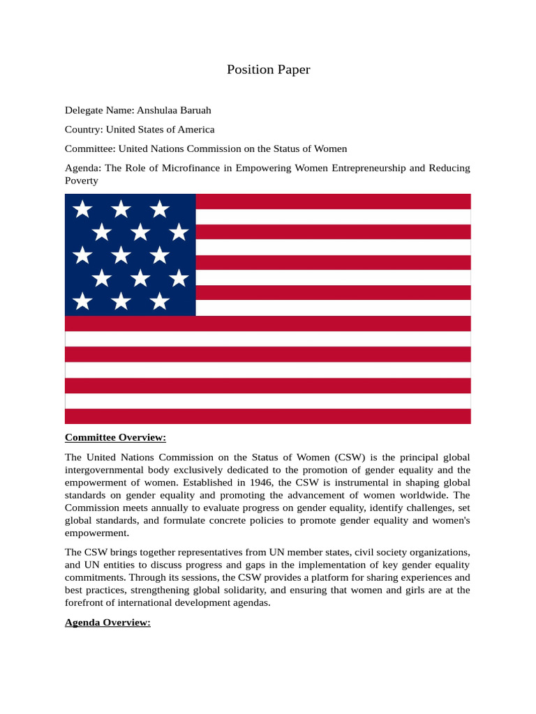 Position Paper Anshulaa | PDF