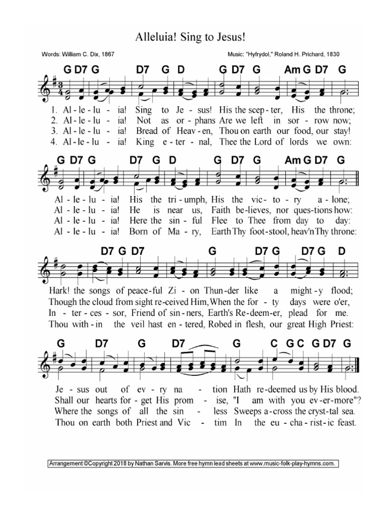 Alleluia,+Sing+to+Jesus! | PDF