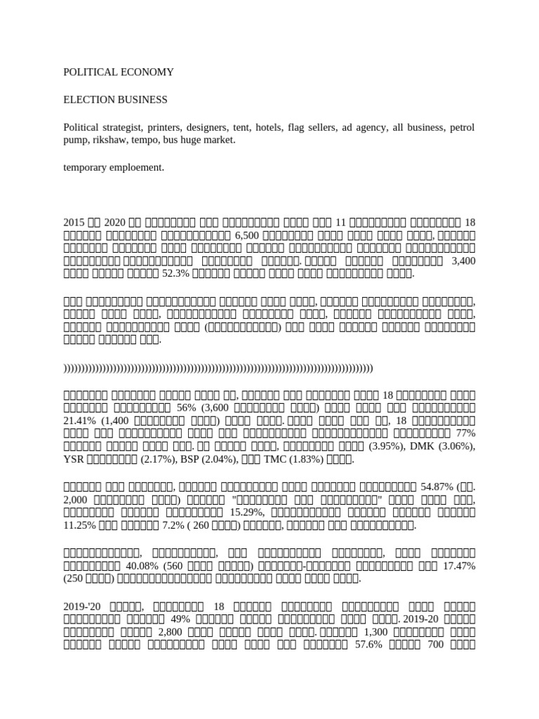 POLITICAL ECONOMY Notes | PDF | Political Events | Elections