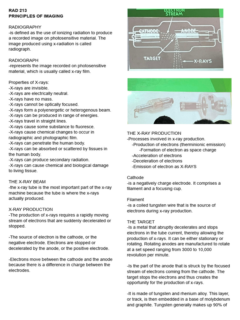 Principles of Imaging | PDF