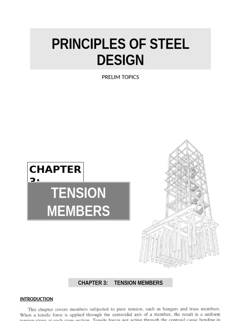 Chapter 3.1 Tension Membersaisc Asce | PDF