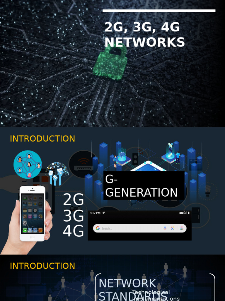 2G, 3G, 4G Networks | PDF