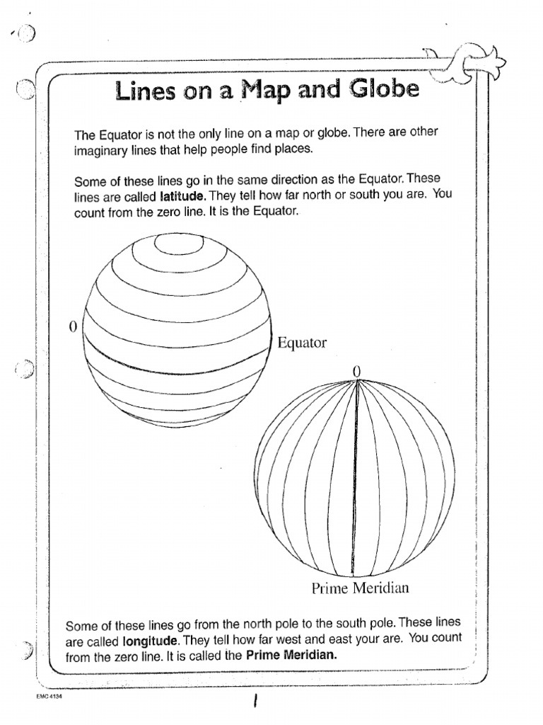 Latitude and Longitude Packet | PDF