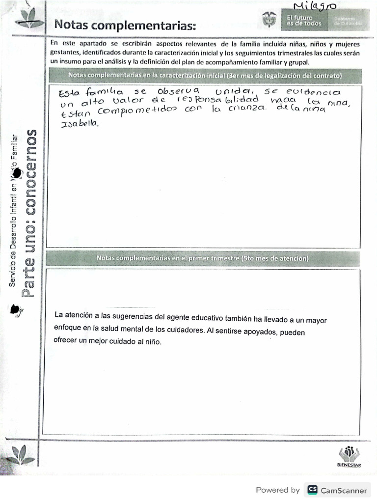 Notas Complementarias Milagro | PDF