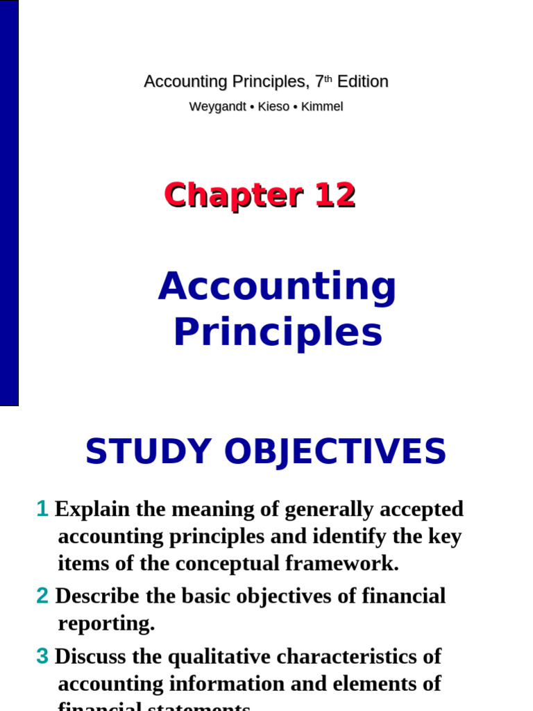 Accounting Principles 1 | PDF