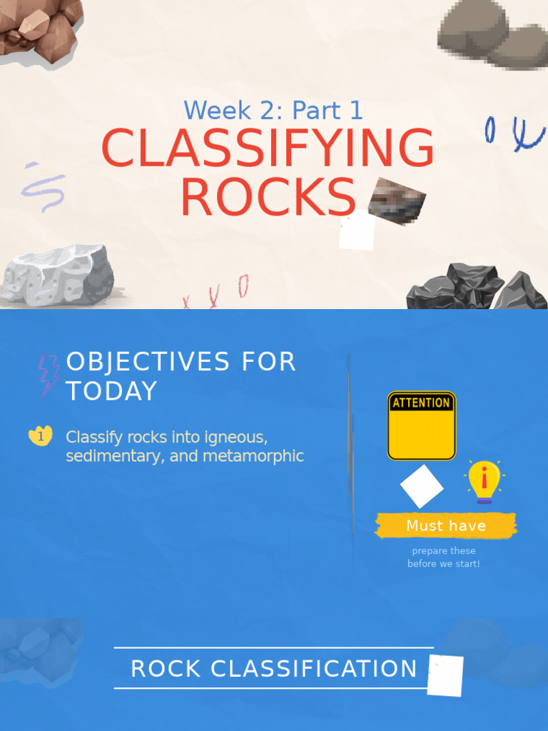 Lesson 4 Classifying Rocks | PDF