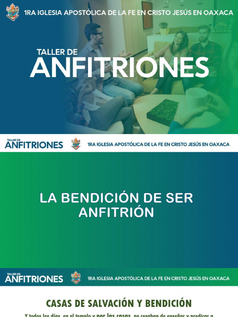 3 La Bendición de Ser Anfitrion | PDF
