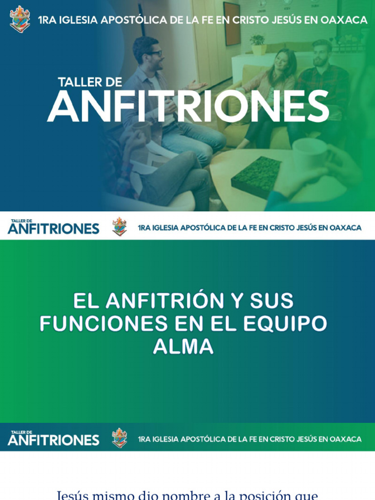 2 El Anfitrion y Sus Funciones | PDF